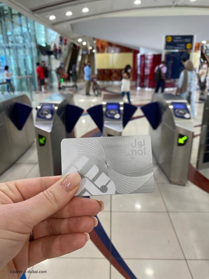 Nol Card Dubai : titre de transport pour prendre métro, tram, bus...
